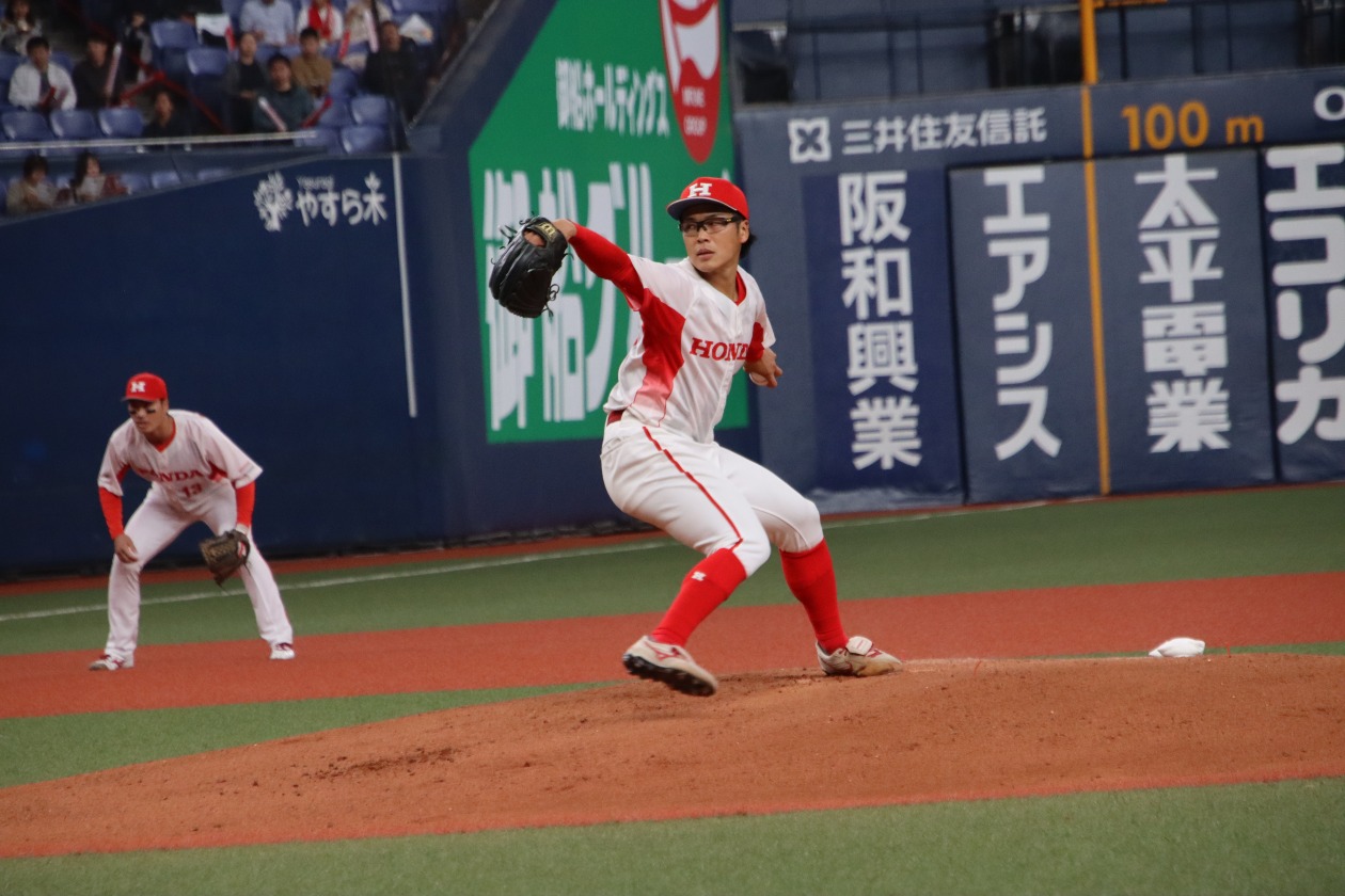 肘手術2回乗り越えたDeNAドラ4左腕が5回無失点の好投！9回は公式戦初登板の剛腕が157キロ計測【日本選手権】｜記事一覧｜高校野球ドットコム